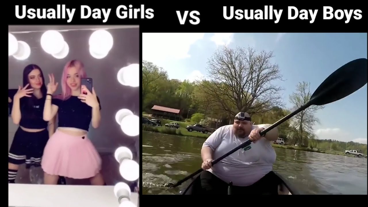 Usually Day Girls vs Usually Day Boys #girlswithautism - YouTube