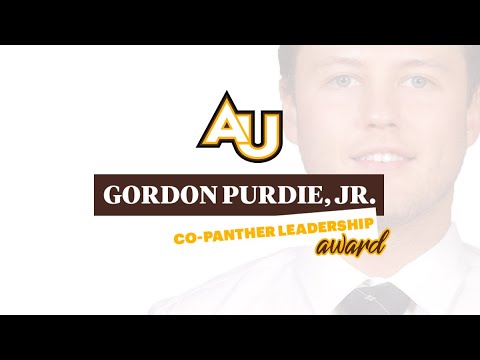 2020-21 Adelphi Male Panther Leadership Award: Gordon Purdie, Jr. - YouTube