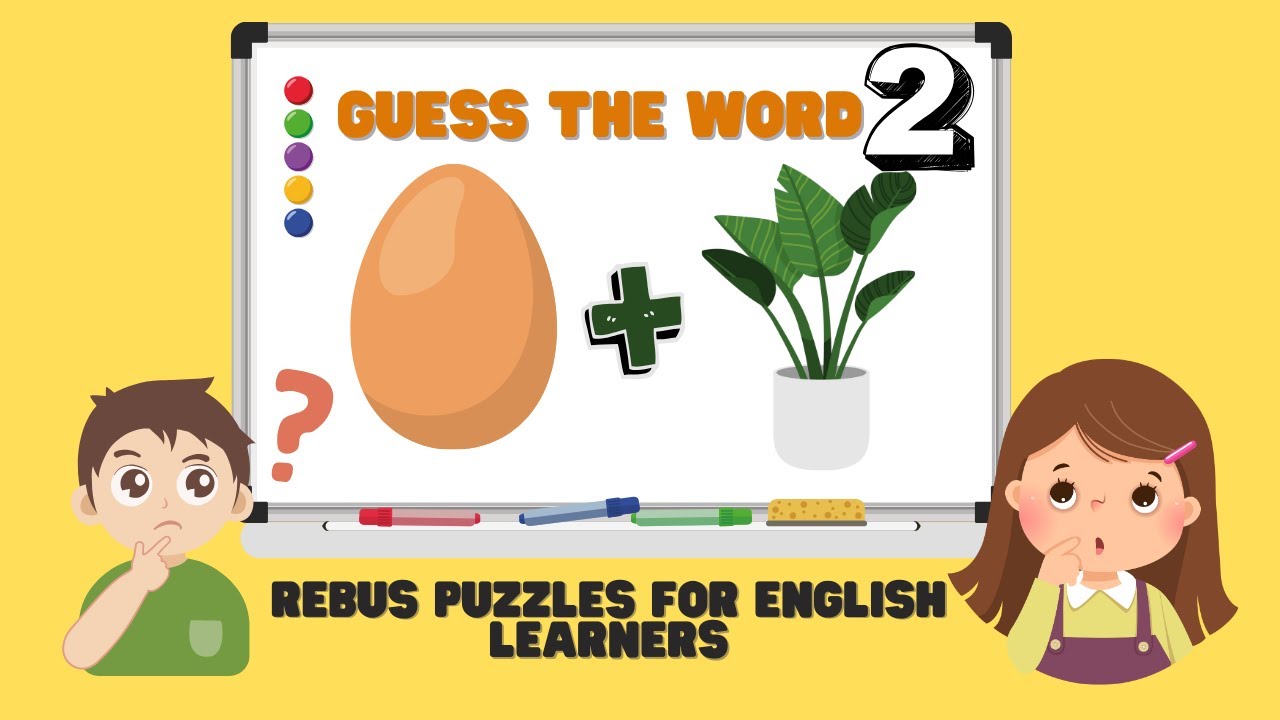 GUESS THE WORD -REBUS PUZZLE FOR LEARNERS 2 #vocabulary #puzzles - YouTube
