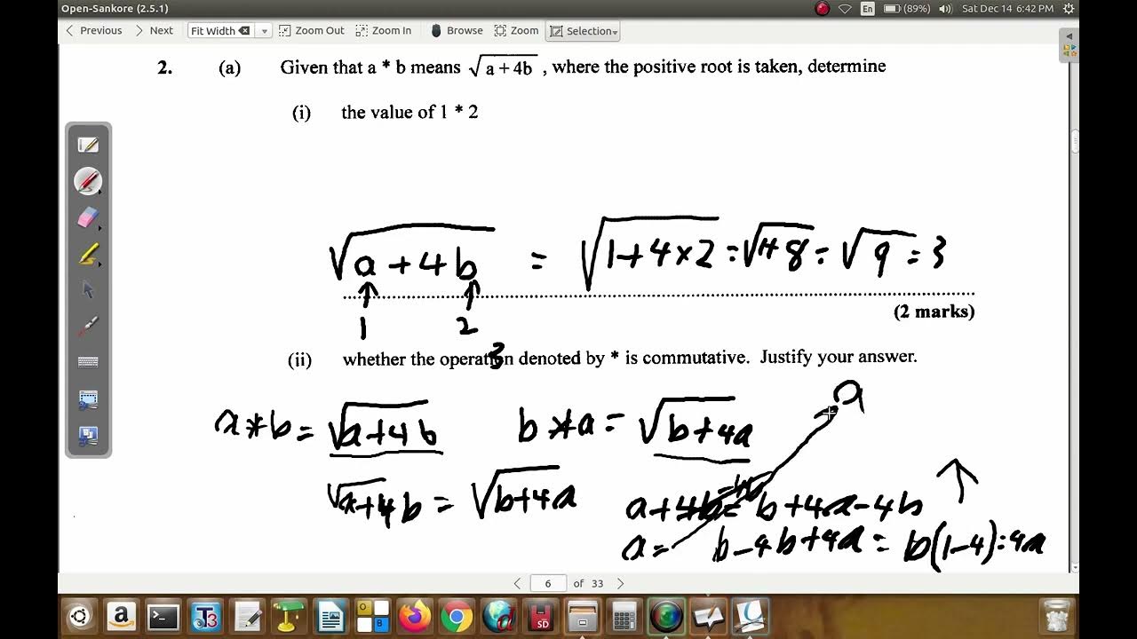January 2018 Question 2 a and b CSEC Mathematics Past Paper Solution ...