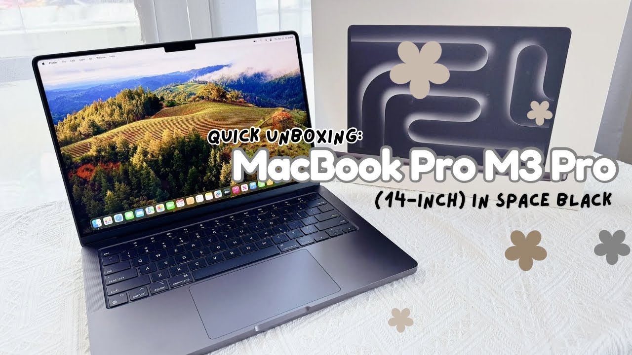Quick Unboxing Macbook Pro M3 Pro 14 Inch In Space Black Youtube