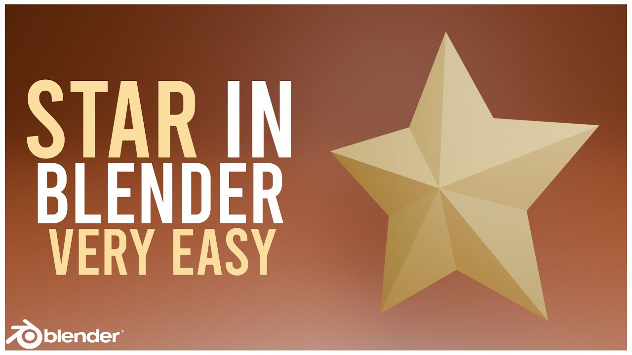 Blender Star Tutorial | Very Easy (2 Way) - YouTube