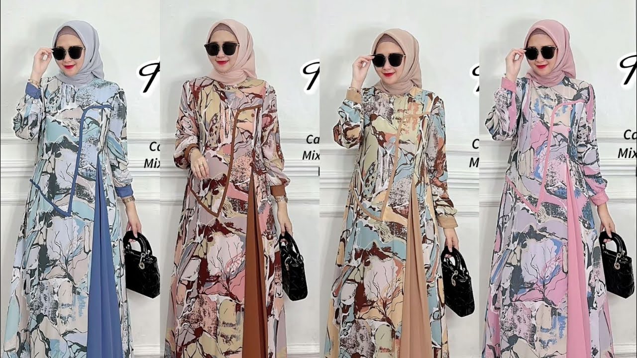 Model dress polos dan modis ukuran jumbo|terlaris dan termurah - YouTube