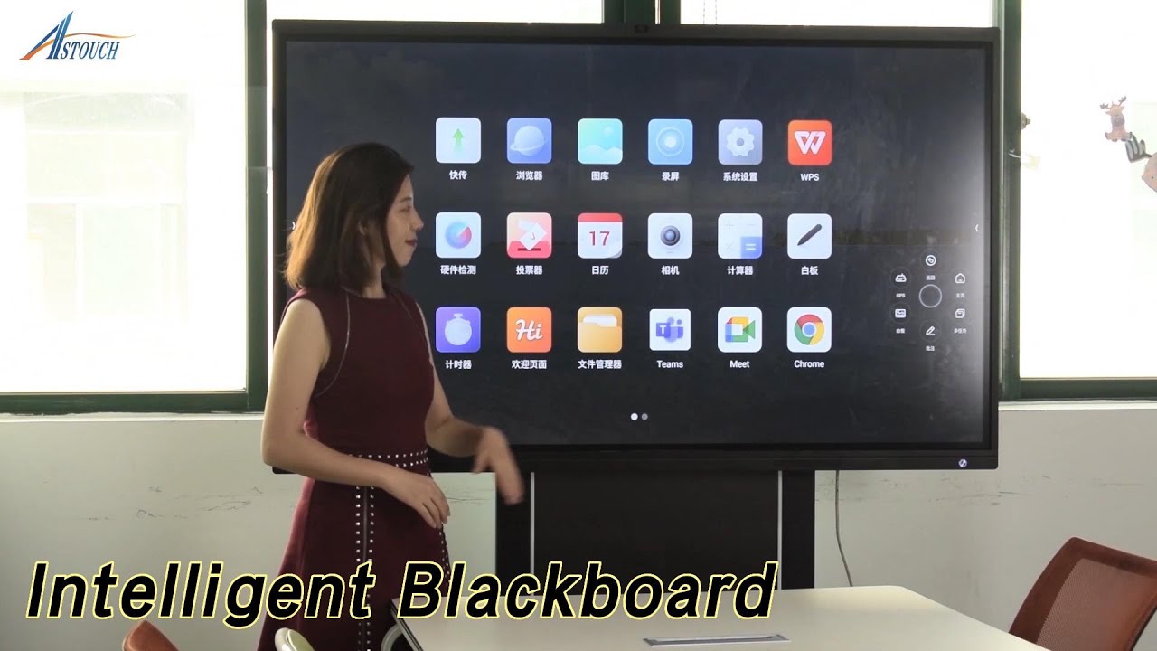 Interactive Intelligent Blackboard 75 Inch Nano Portable Android ...