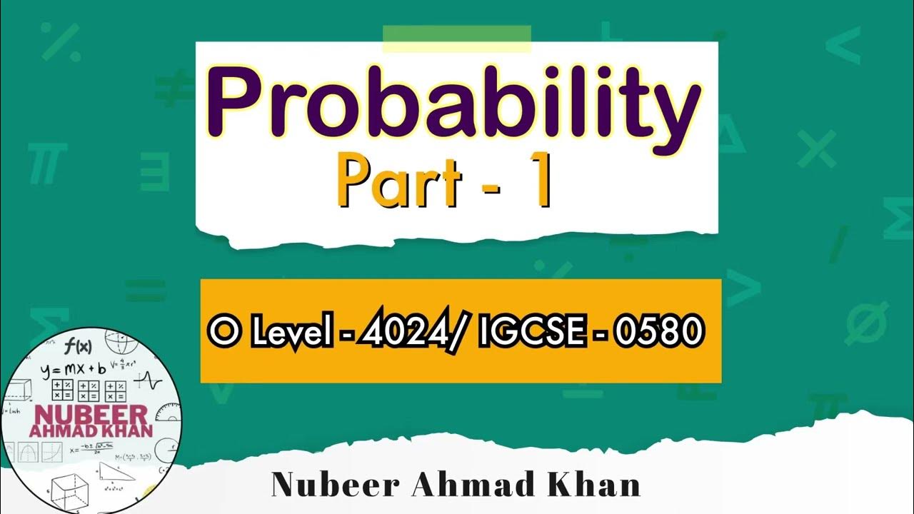 Probability- Be Great | O Level (4024) | IGCSE (0580) | Edexcel ...