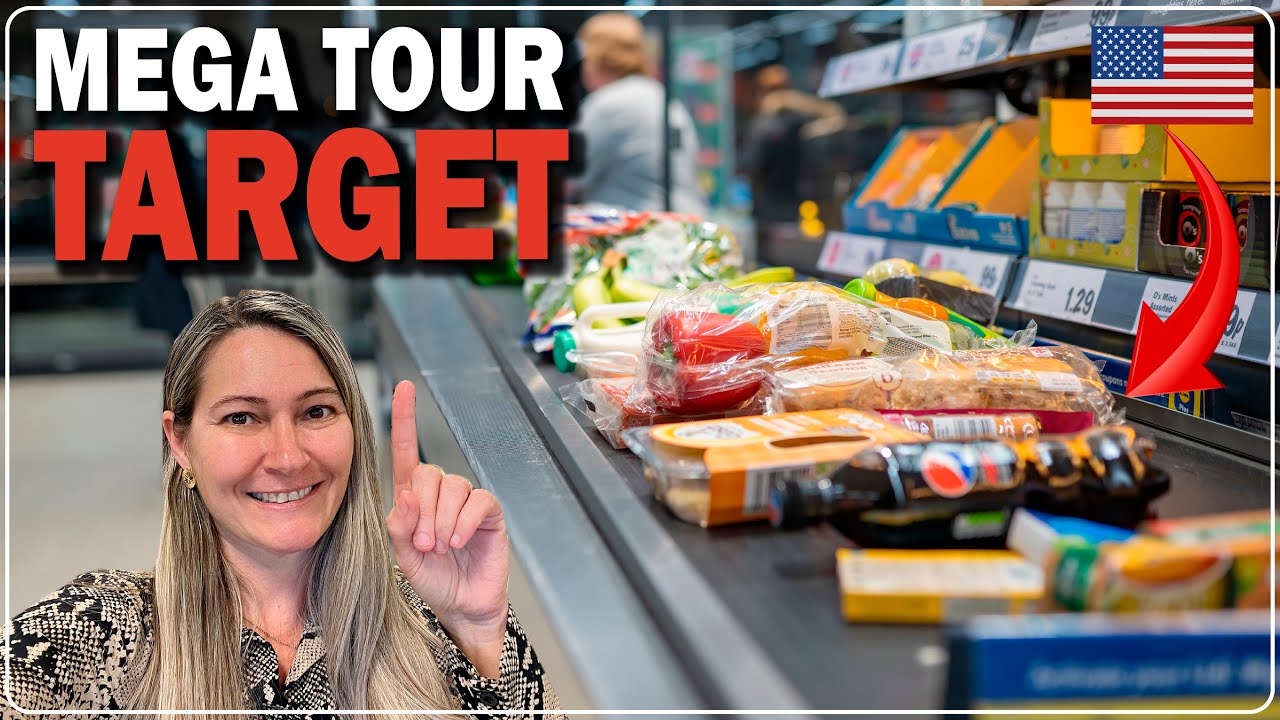 PRIMEIRO MEGA TOUR no SUPERMERCADO TARGET nos ESTADOS UNIDOS 🛒 PREÇOS ...