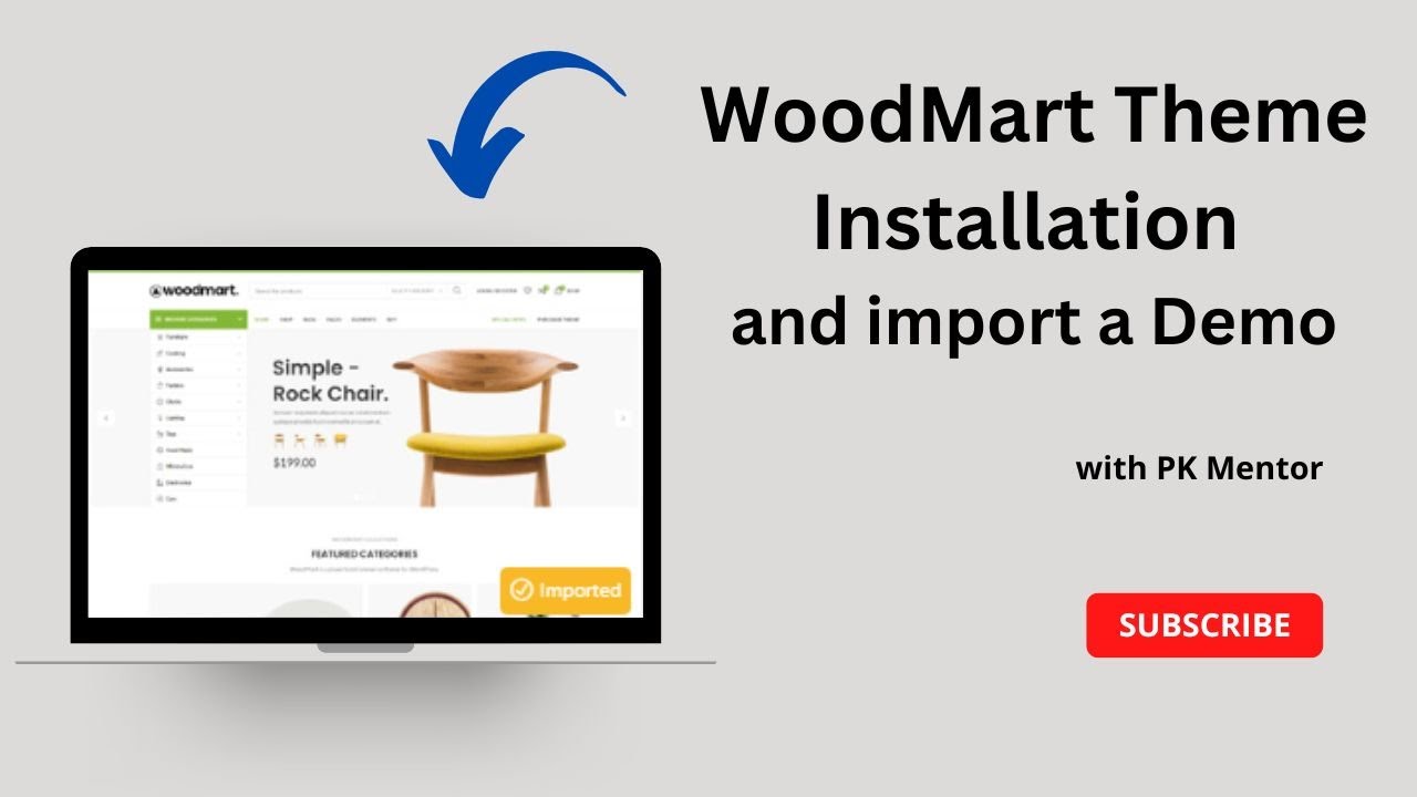 WoodMart Installation and import a demo | WoodMart Tutorial - YouTube