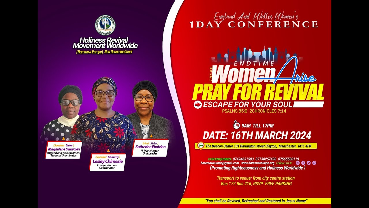 HOREMOW E&W Women's 1 Day Conference - YouTube