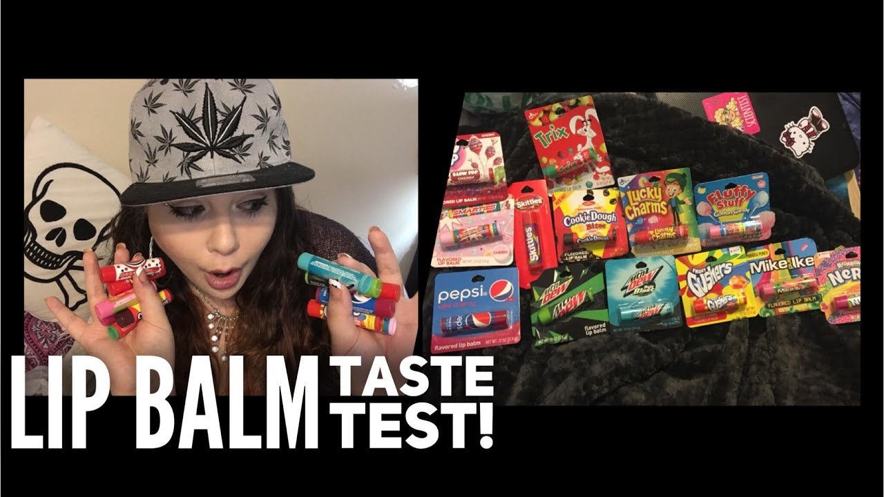 SWEET TREAT Lip Balm (from DOLLAR TREE) Taste Test! - YouTube