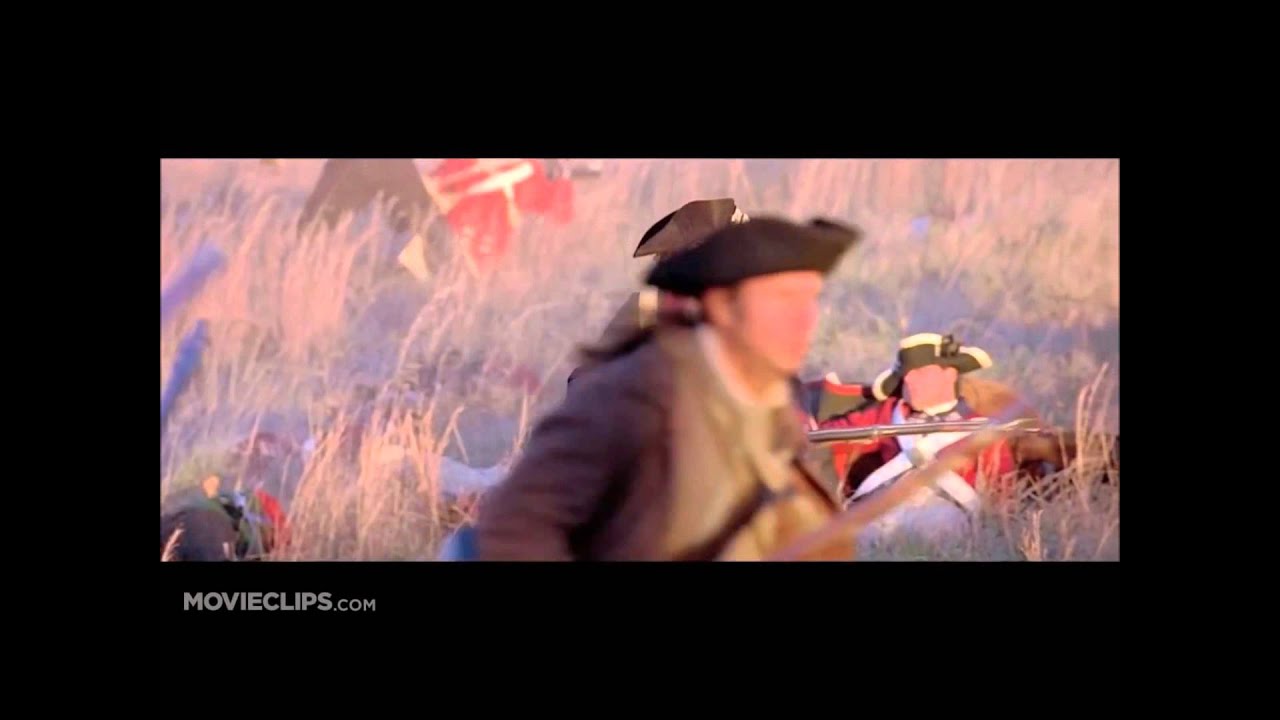 the patriot flag scene - YouTube