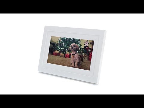 Life Made 7" WiFi Touchscreen Photo Frame - YouTube