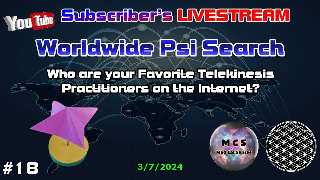 ️Subscribers Livestream #18 ️ Search for Psi Practitioners w/ Trebor 7 ...