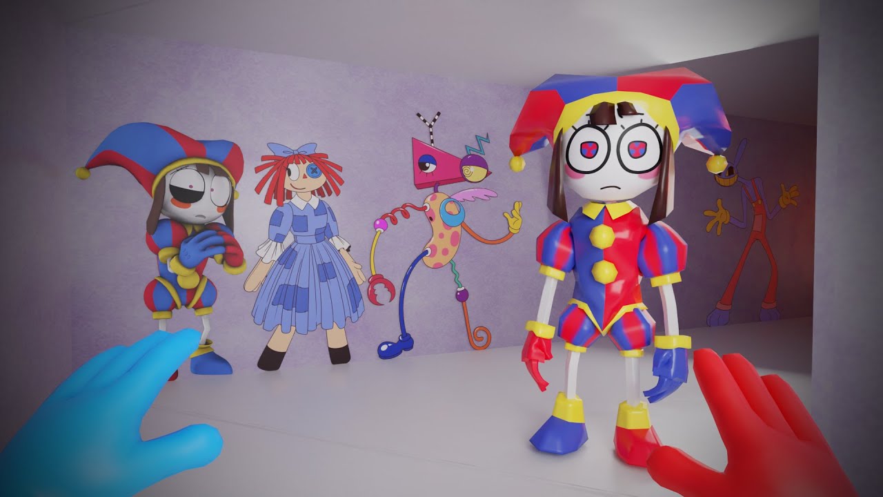 GAMEPLAY The Amazing Digital Circus: PART 1 - First meeting with pomni ...