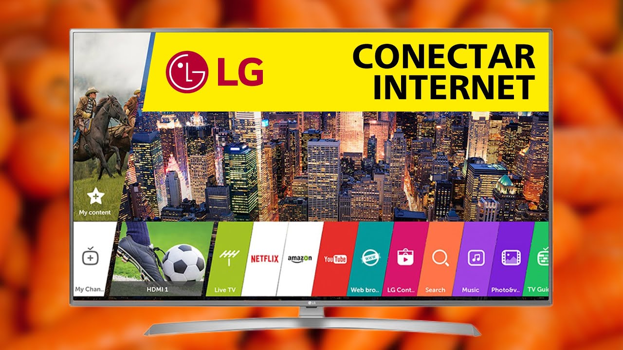 Cómo CONECTAR a INTERNET tu Smart TV LG Wifi o Cable - YouTube