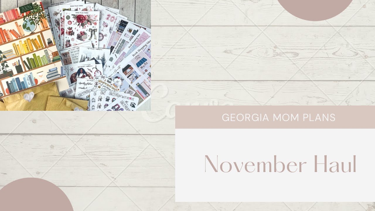 November Haul | New Planner & tons of stickers! - YouTube