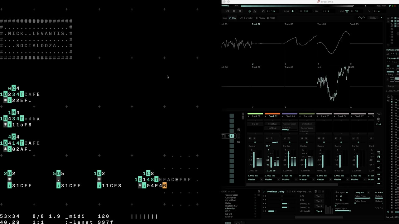 ORCA + RENOISE LIVE CODING - YouTube
