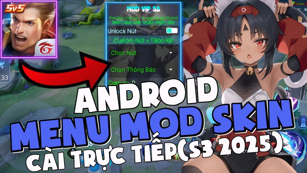 [Menu Mod Android] Hướng Dẫn Cài Đặt Menu Mod Skin + Nút Bấm + Thông ...