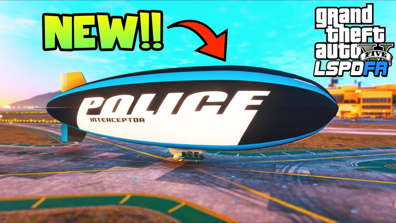 Introducing a NEW Police Blimp!! How good is it?? (GTA 5 Mods - LSPDFR ...