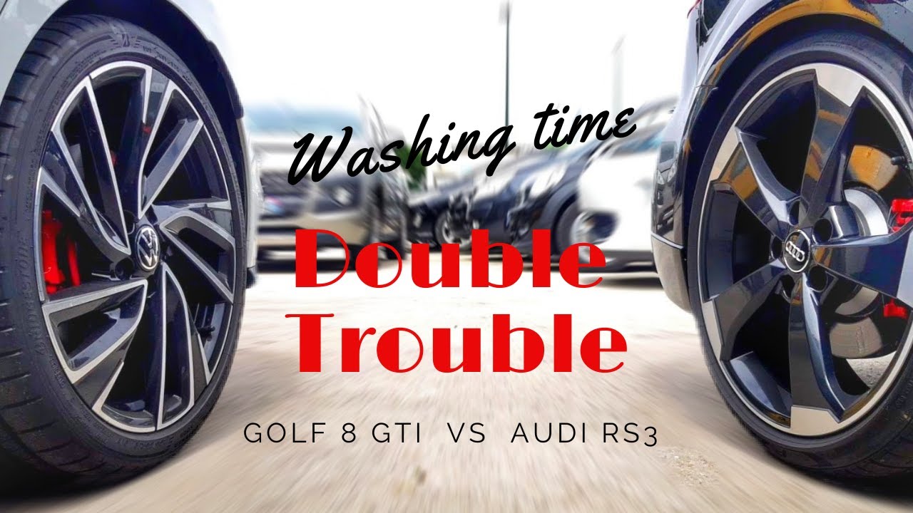 Cleaning time new GTI vs RS3 - YouTube