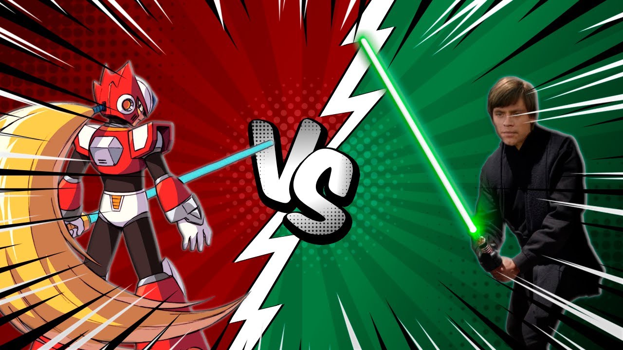 Luke Skywalker VS Zero Sprite Animation - YouTube