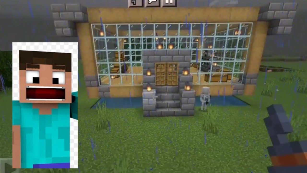 how to make herobrine smp townhall step-by-step|minecraft herobrine smp ...