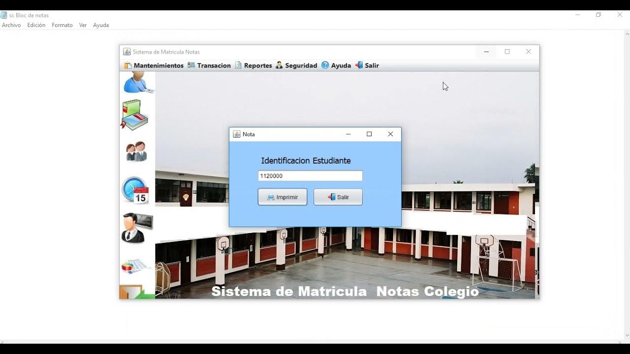 SISTEMA DE COLEGIO JAVA - YouTube