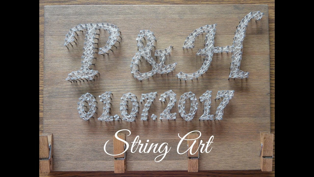 How to do String Art | DIY Idea - YouTube