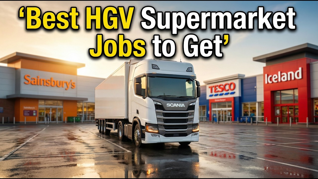 Best HGV Supermarket Jobs to Get 🚛 (Perfect for New Drivers!) - YouTube