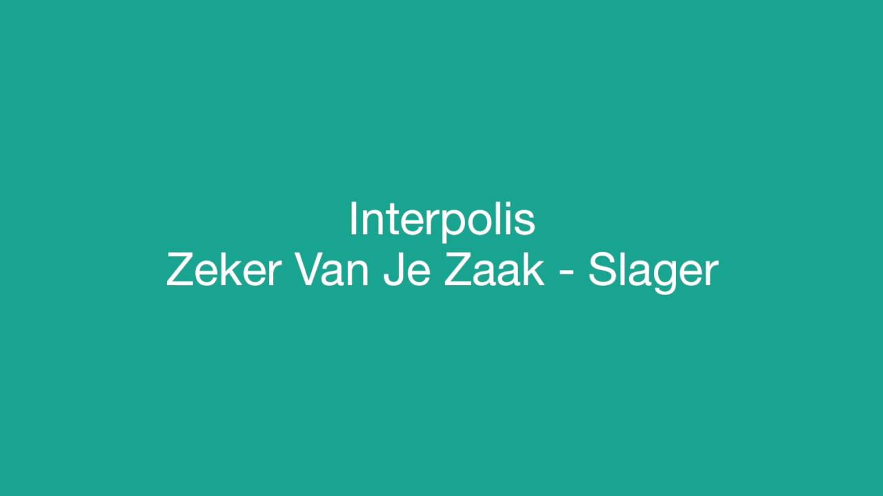 Radiocommercial Interpolis Zeker Van Je Zaak - Slager - YouTube