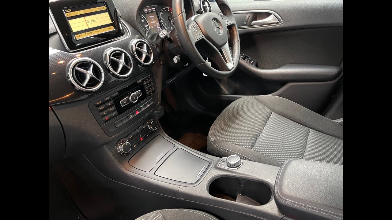 interior video of Mercedes-Benz B Class 1.6 B180 BlueEfficiency 2012 ...