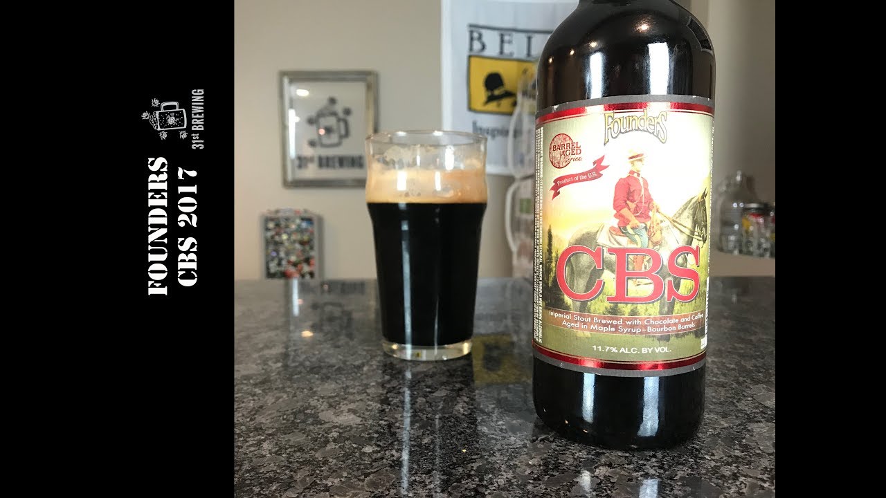 Founders Brewing CBS (Canadian Breakfast Stout) 2017 Beer Review - YouTube