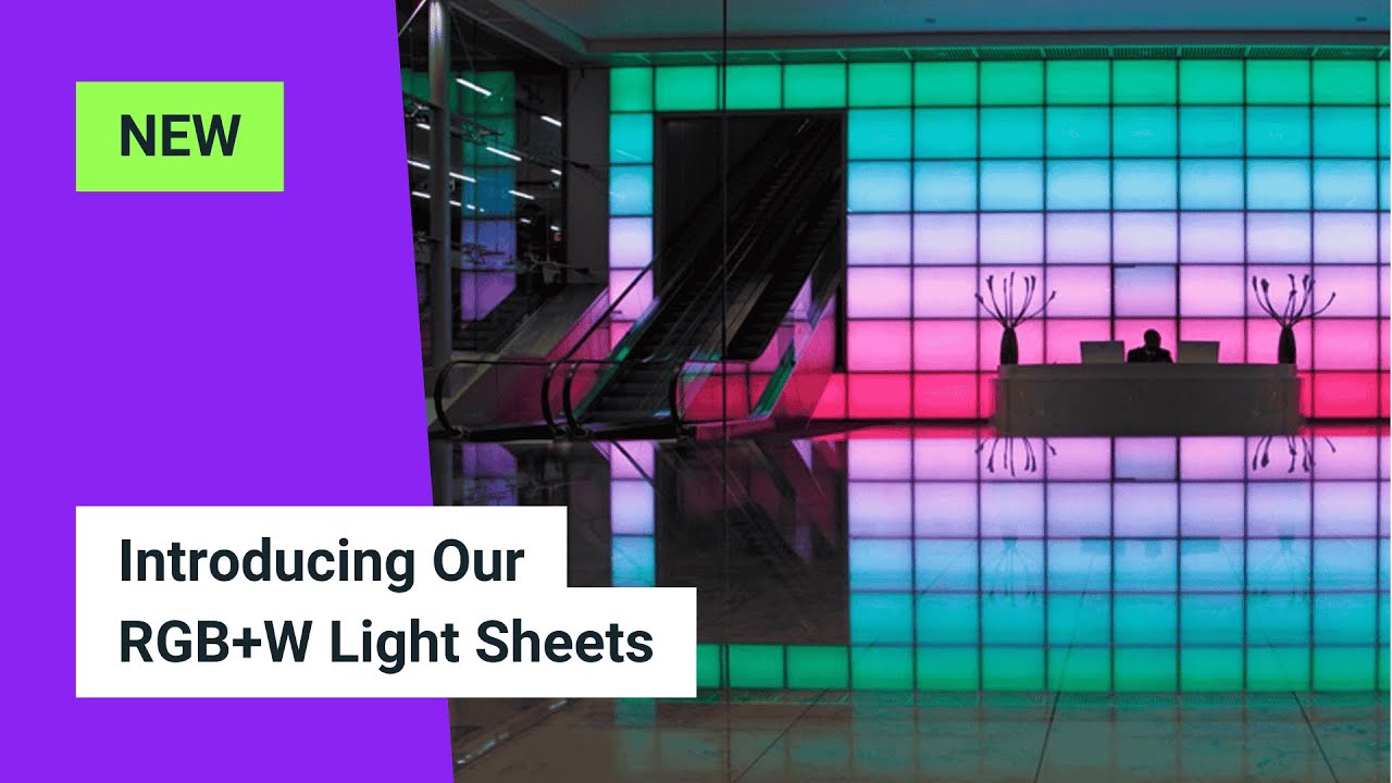 RGBW Light Sheets: Flexible, Uniform Lighting for Any Application - YouTube