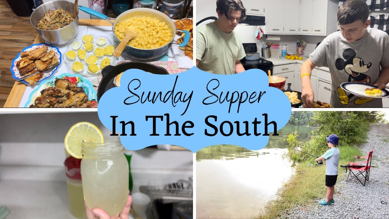 Sunday Supper *Southern Style* || Fresh Garden Cookin’ & Fresh Homemade ...