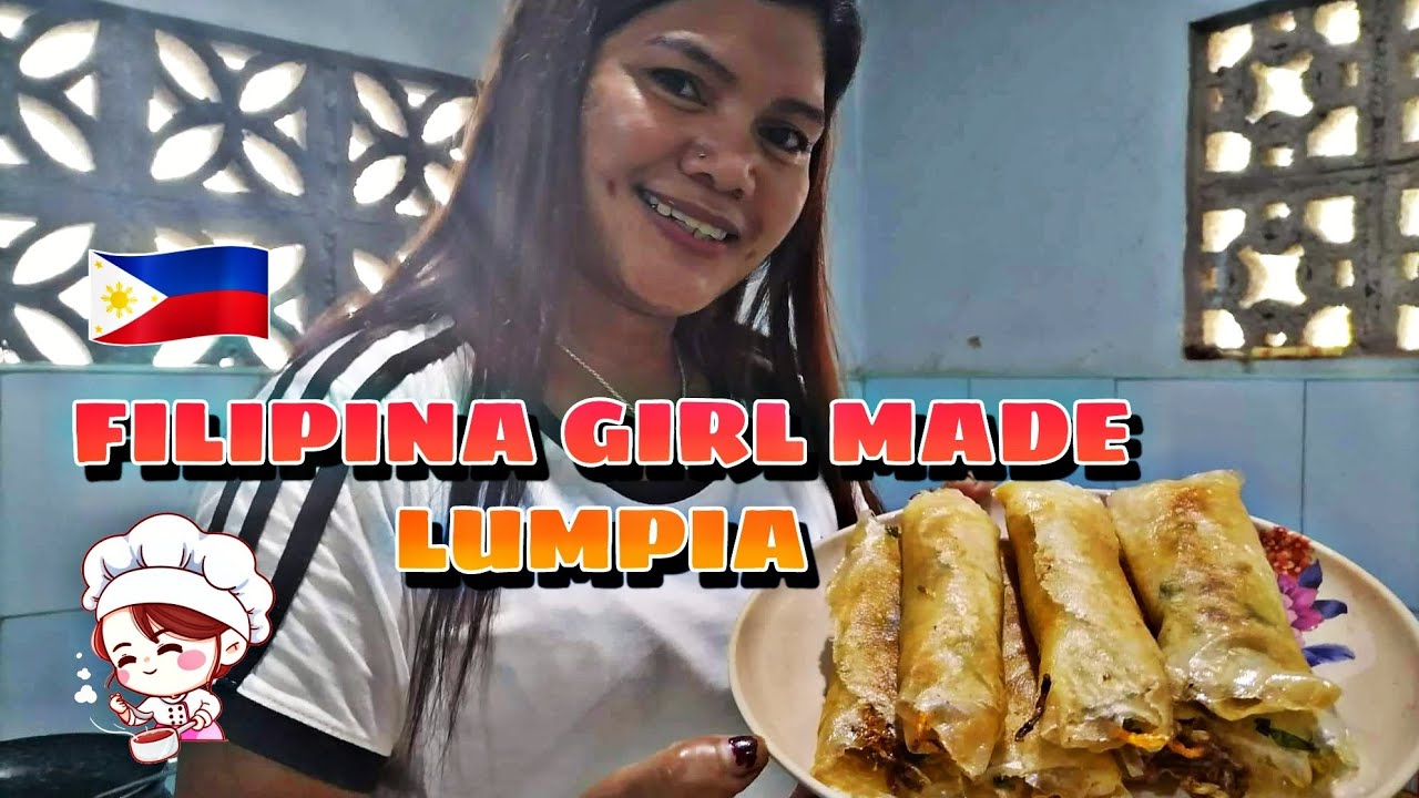 Filipina girl made lumpia 🇵🇭 | how to cook Lumpia - YouTube