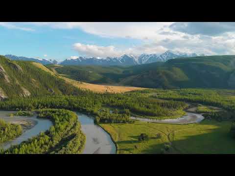 Kurai steppe and Chuya river
