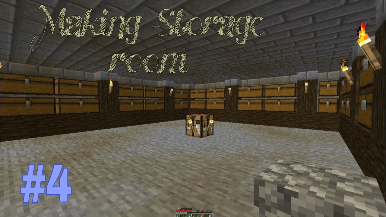 Making underground storage room || Minecraft Part 4 || Gaming Arc - YouTube