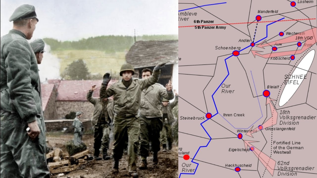 WORST DEFEAT of U.S. Army in Europe – Mass surrender of 106th ID (19th ...