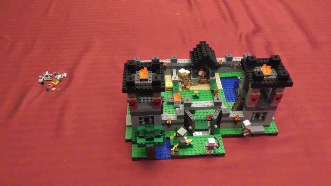 " The Fortress " Lego Minecraft review Set Number 21127 (NEW) - YouTube