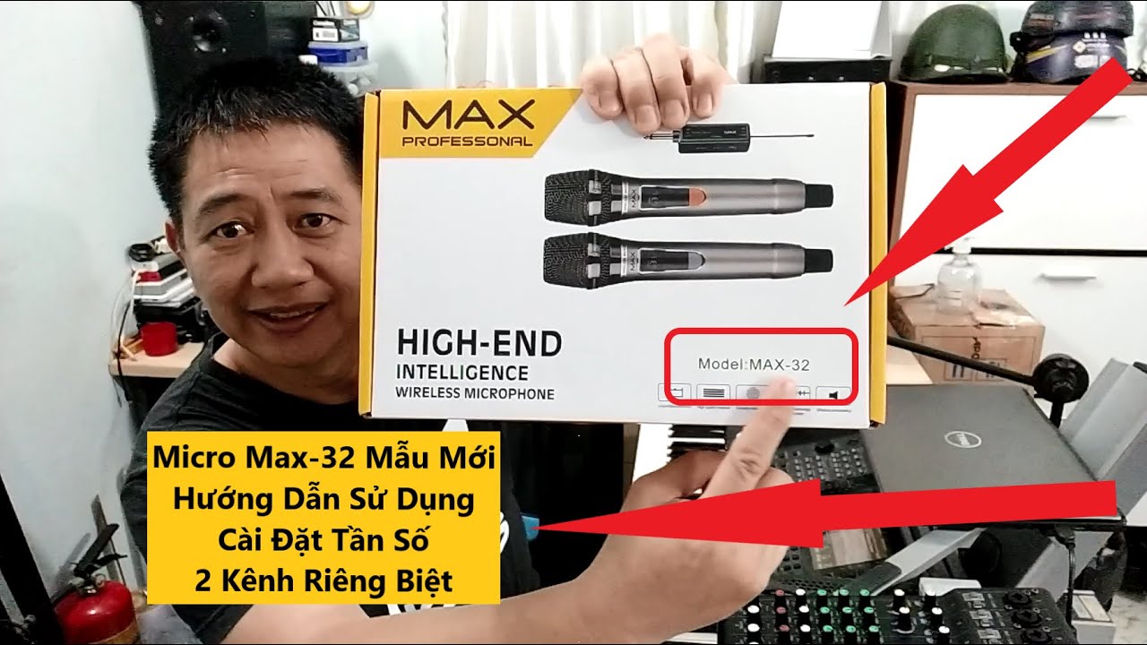Micro Max-32 Mẫu Mới - Hướng Dẫn Cài Đặt Tần Số - 2 Kênh Riêng Biệt ...