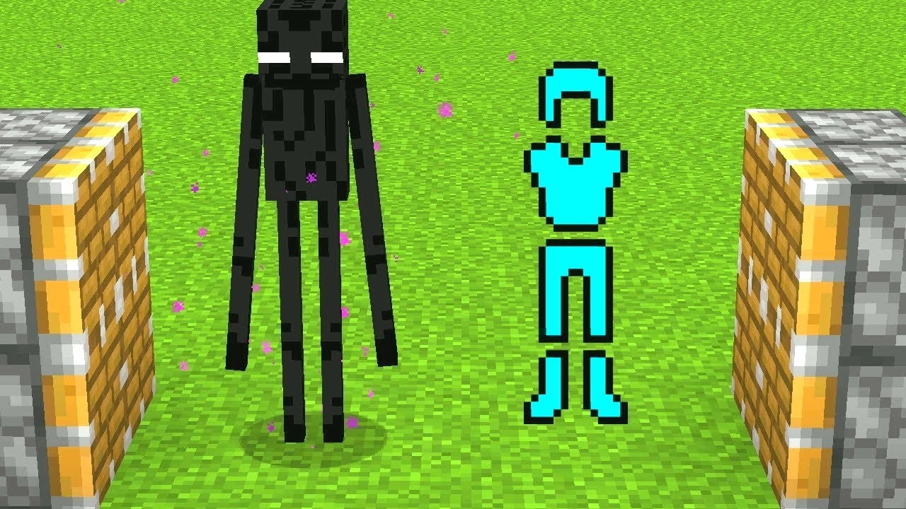 enderman + diamond armor = ??? - YouTube