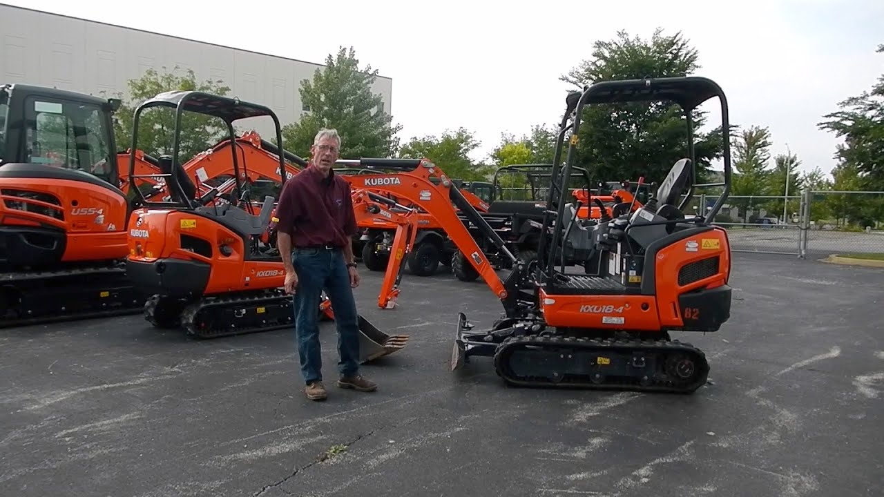 2018 Kubota KX018-4 For Sale - YouTube