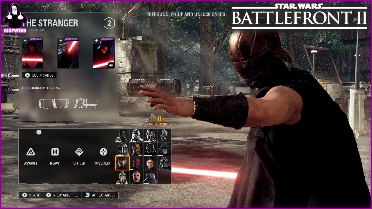 PM/IA Qimir (The Stranger) | Battlefront II Modded Gameplay - YouTube