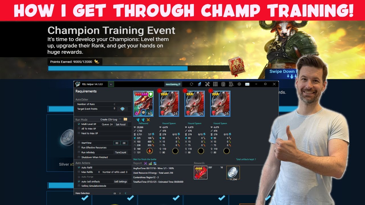 My Champion Training Event tips #raidshadowlegends - YouTube
