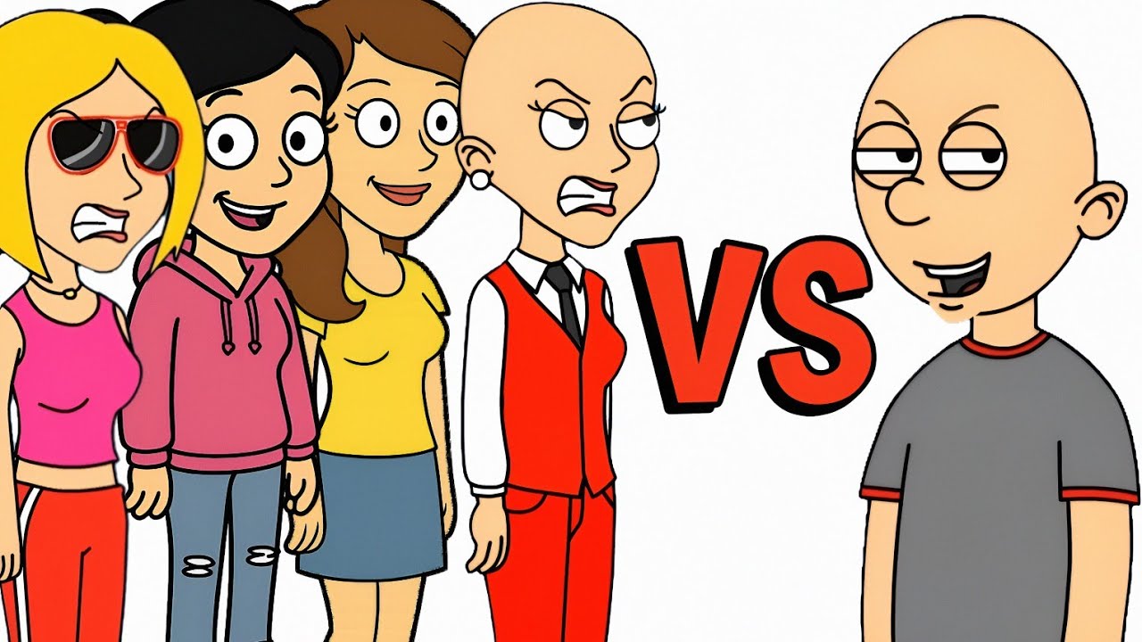 Classic Caillou VS 20 Girls (GoAnimate Edition) - YouTube