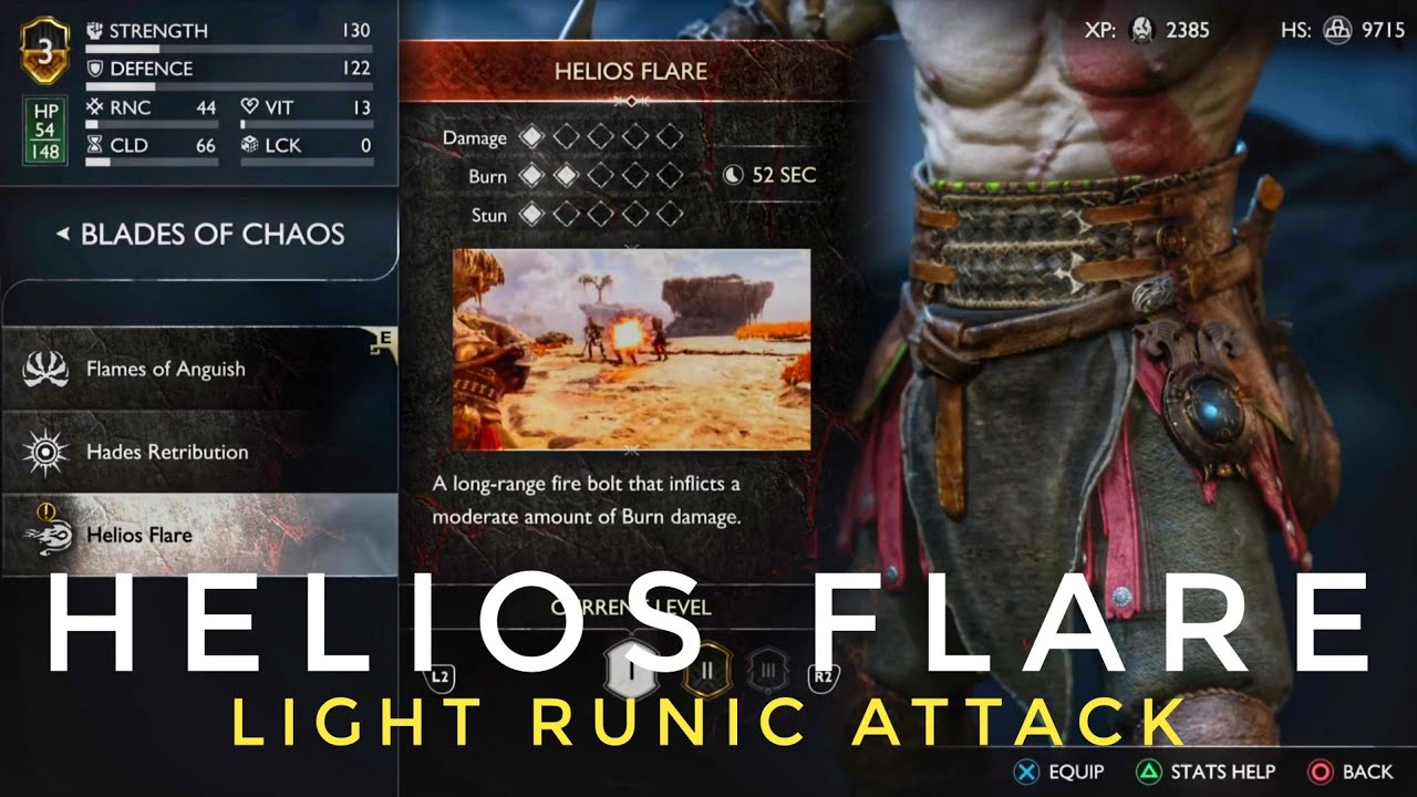 Helios Flare Light Runic attack Location | The Abandoned Village | God ...