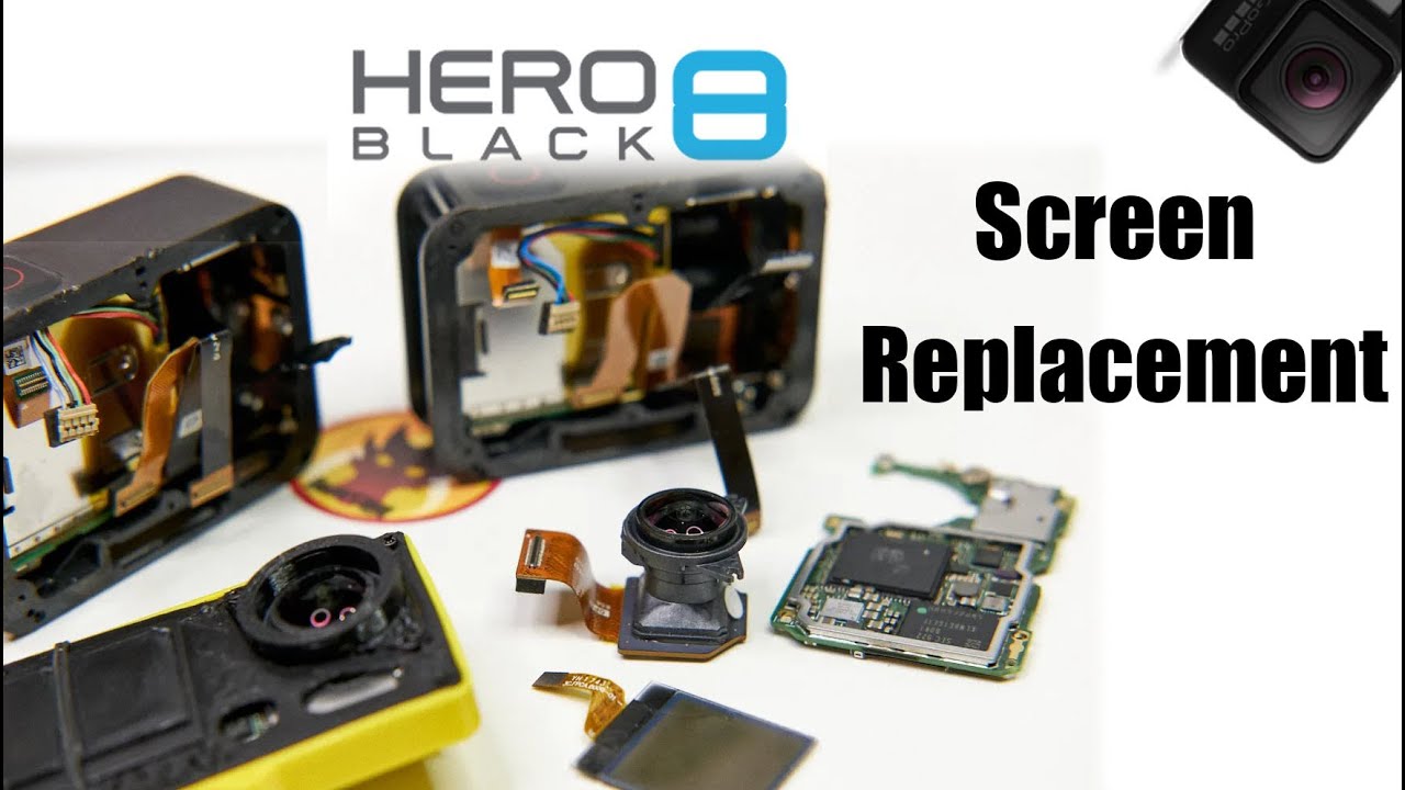GoPro Hero 8 Screen Replacement Tutorial / Wymiana wyświetlacza - YouTube