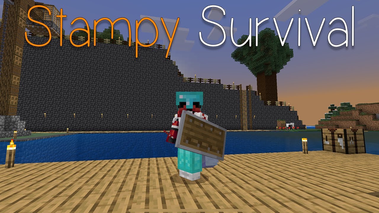 Building Stampy's Lovely World In Minecraft Survival - STARTING THE ...