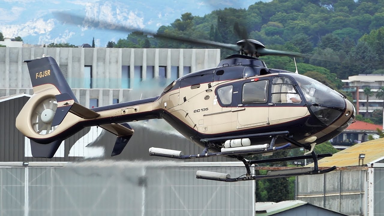 VIP Airbus Helicopters (Eurocopter) EC135 / EC145 / H125 take off ...