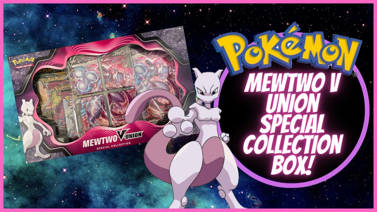 Pokémon Mewtwo V Union Special Collection Box! - YouTube