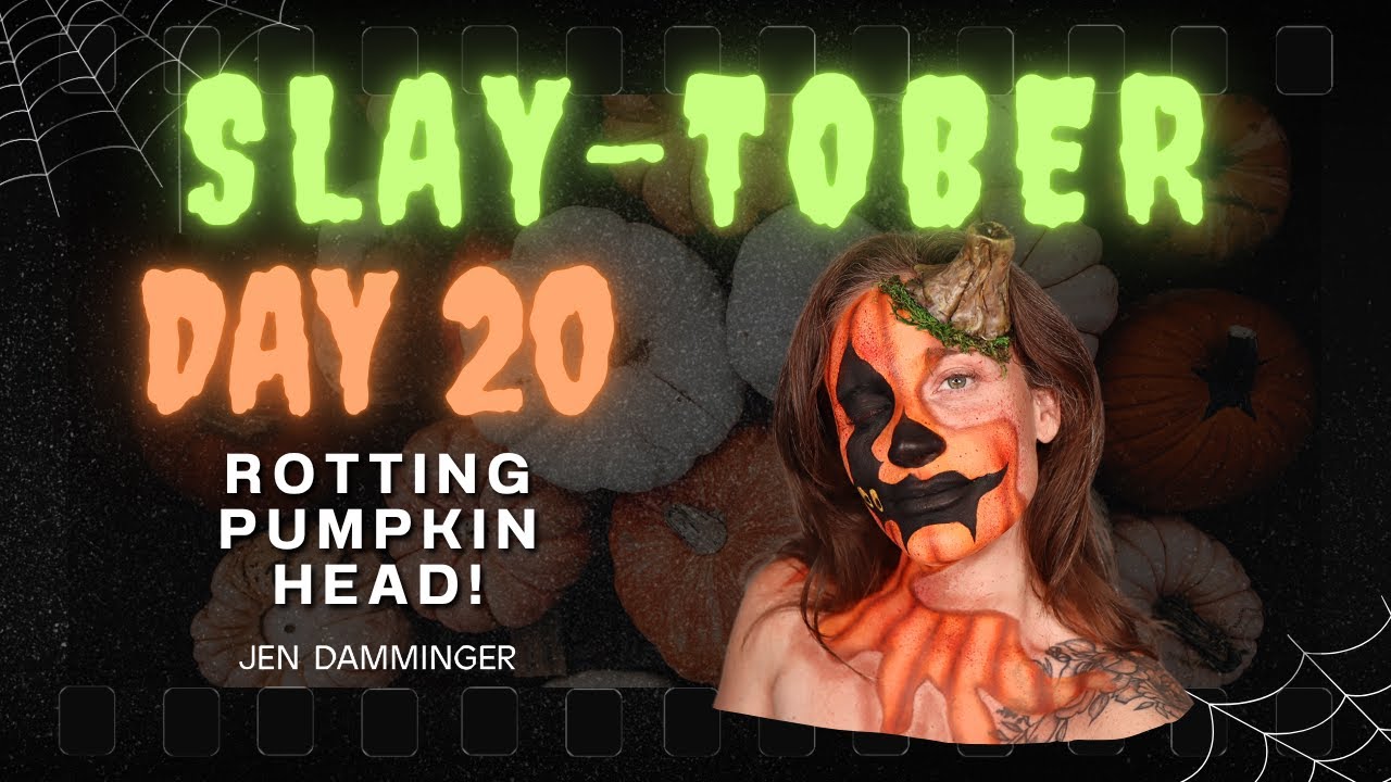 Day 20 Slay tober Rotting pumpkin head - YouTube